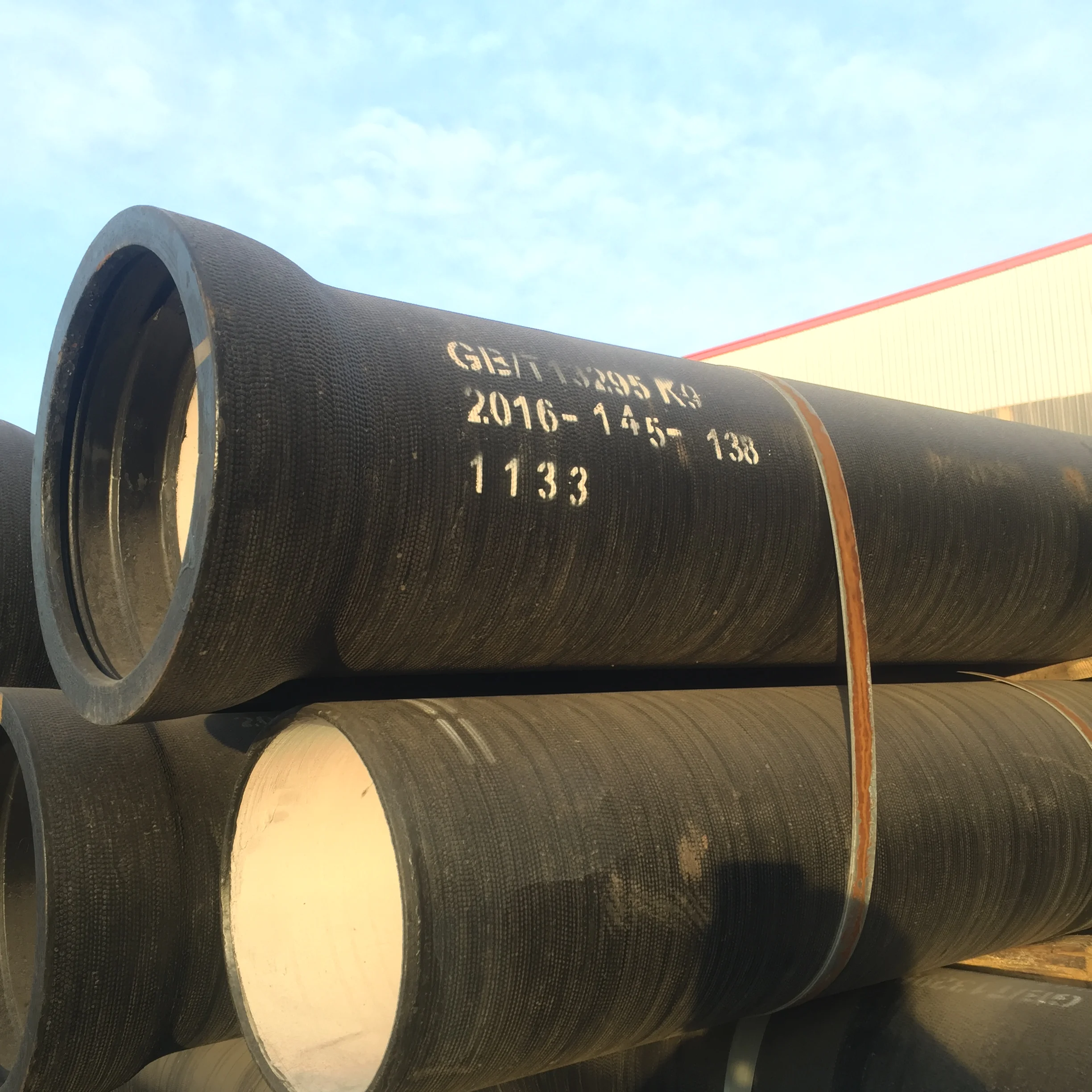 DN100 DN125 DN150 DN300 DN400 DN600 Ductile Iron Pipe for Water Supply