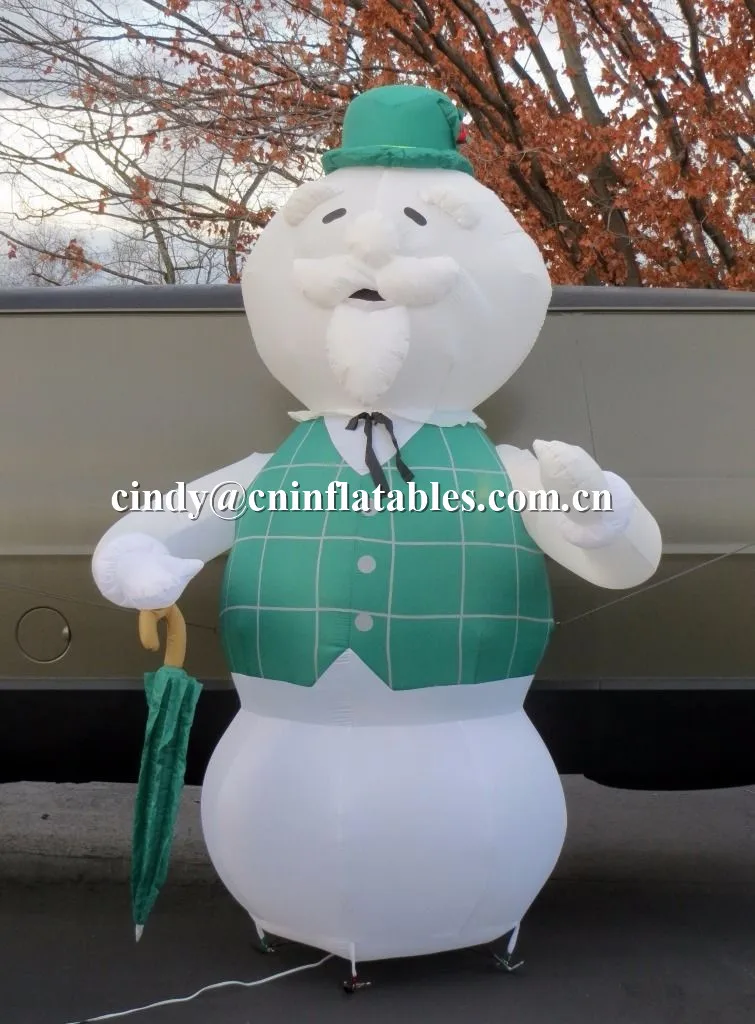 CHRISTMAS GEMMY 8' INFLATABLE RUDOLPH RED NOSED REINDEER