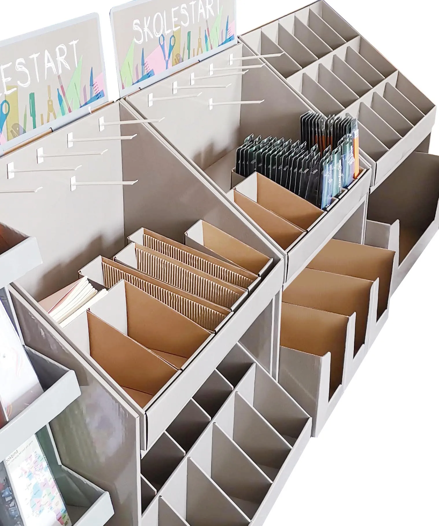 Retail Shelf Cardboard Counter Top Display Stand Show Supermarket Shop ...