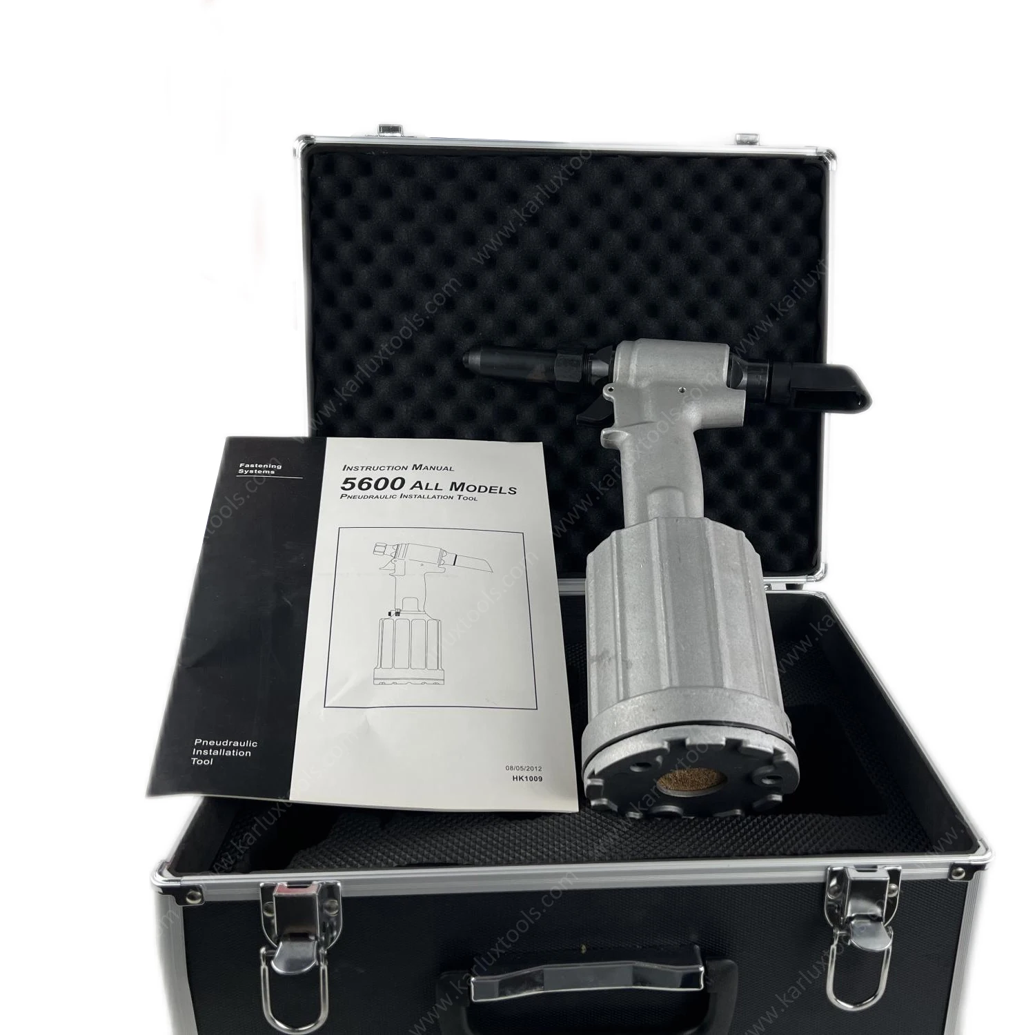 Heavy Duty Professional Pneumatic Riveting Gun Air Hydraulic Huck Rivet ...