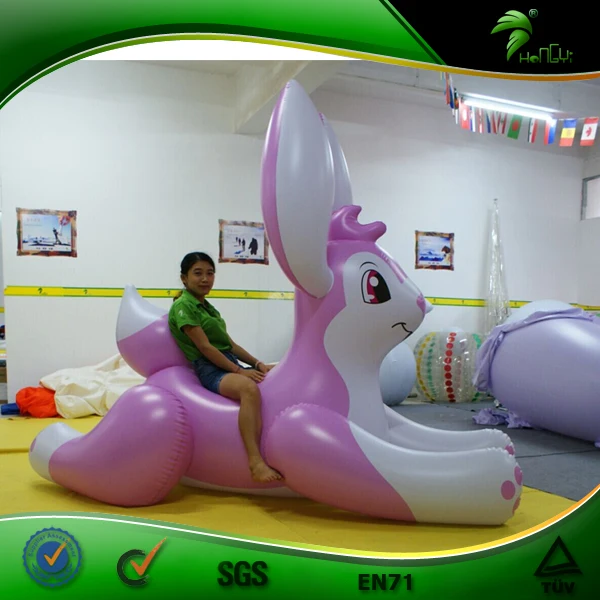 Hongyi Factory Made Inflatable Pink Rabbit Animal Sexy Toy - Buy Pink ...
