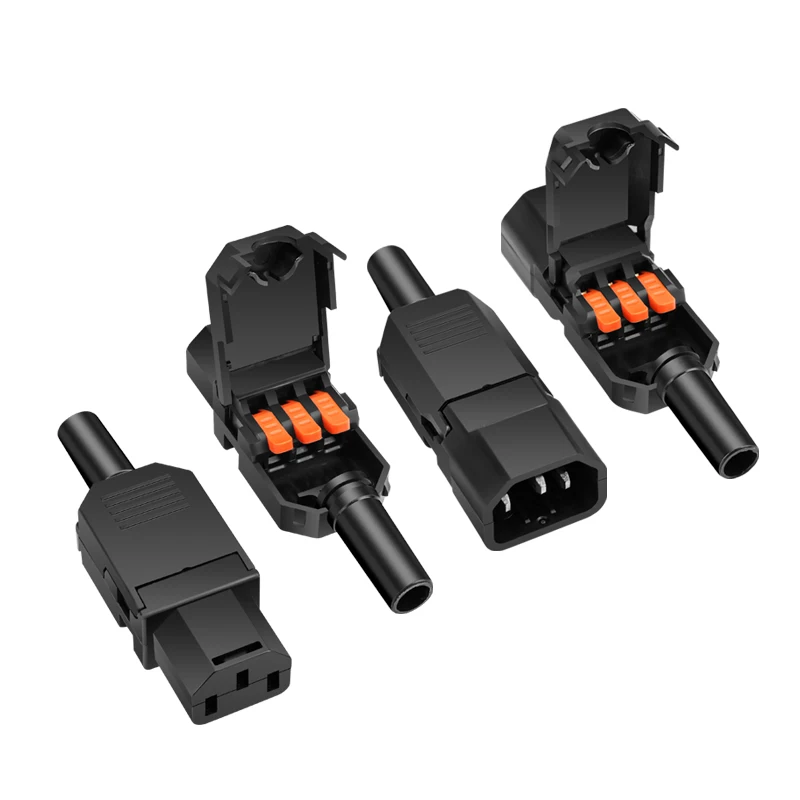 IEC C13 C14 Terminal Block Power Plug - 10A Quick Connect