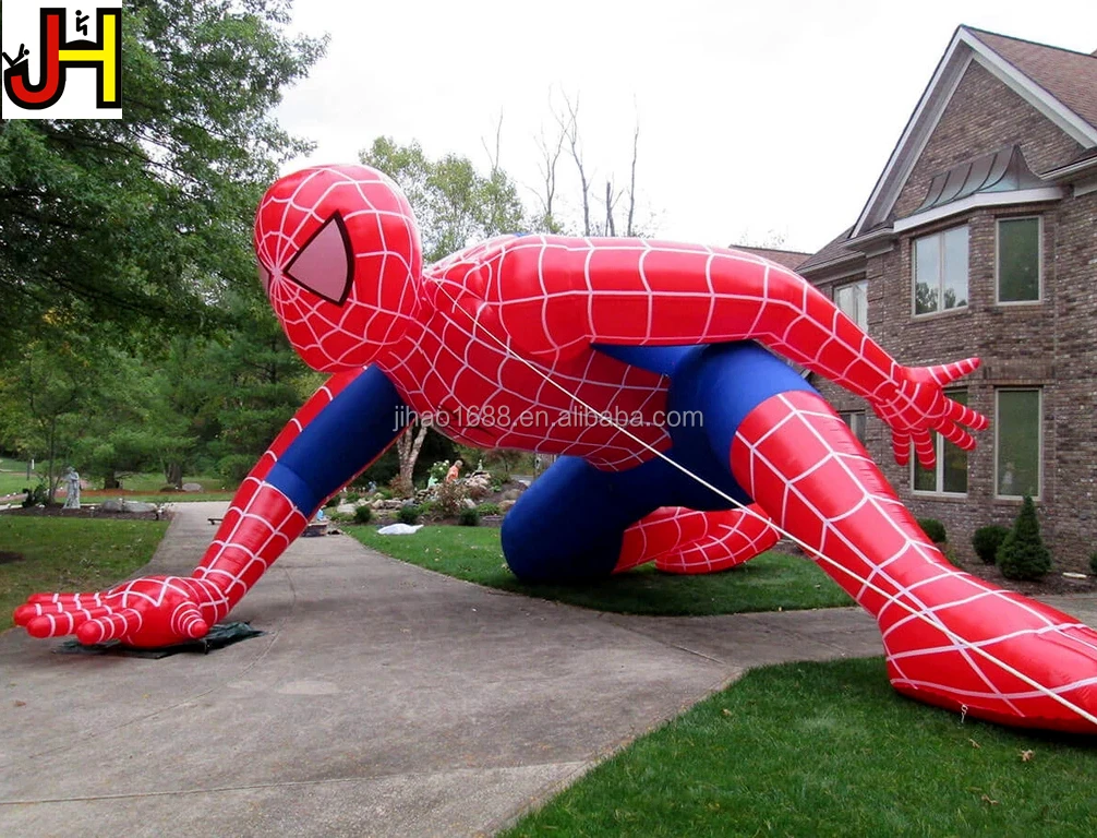 Inflatable Spiderman Model Super Hero Inflatable Spider Man Cartoon ...