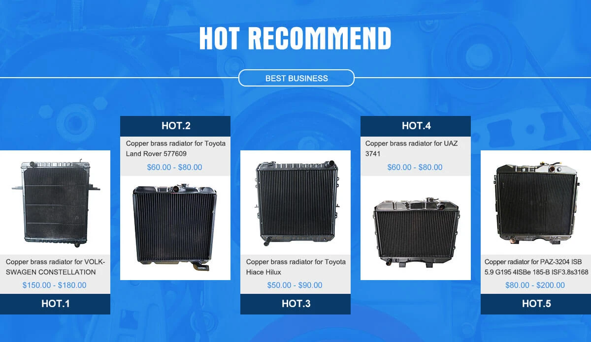 Shiyan Golden Sun Auto Parts Co., Ltd. - Copper Radiator, Aluminum Radiator