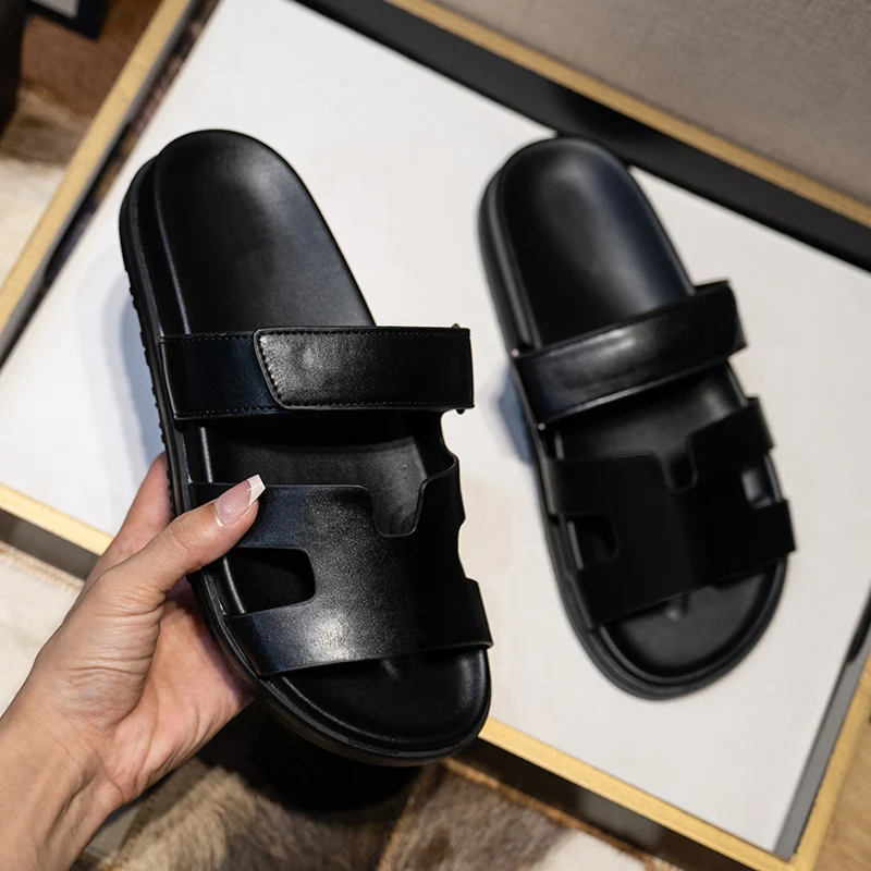 Designer Slippers Women Chype Sandals H Slippers Beach Classic Flat ...