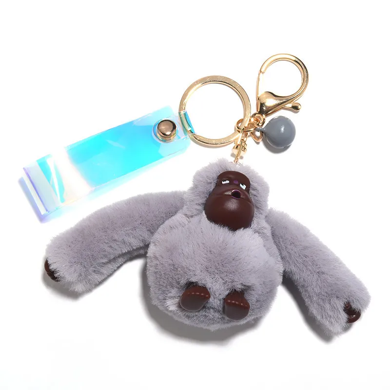 Car Key Accessories Cute Cartoon Orangutan Plush Doll Keychain Bag Decoration Promotional Gift ...