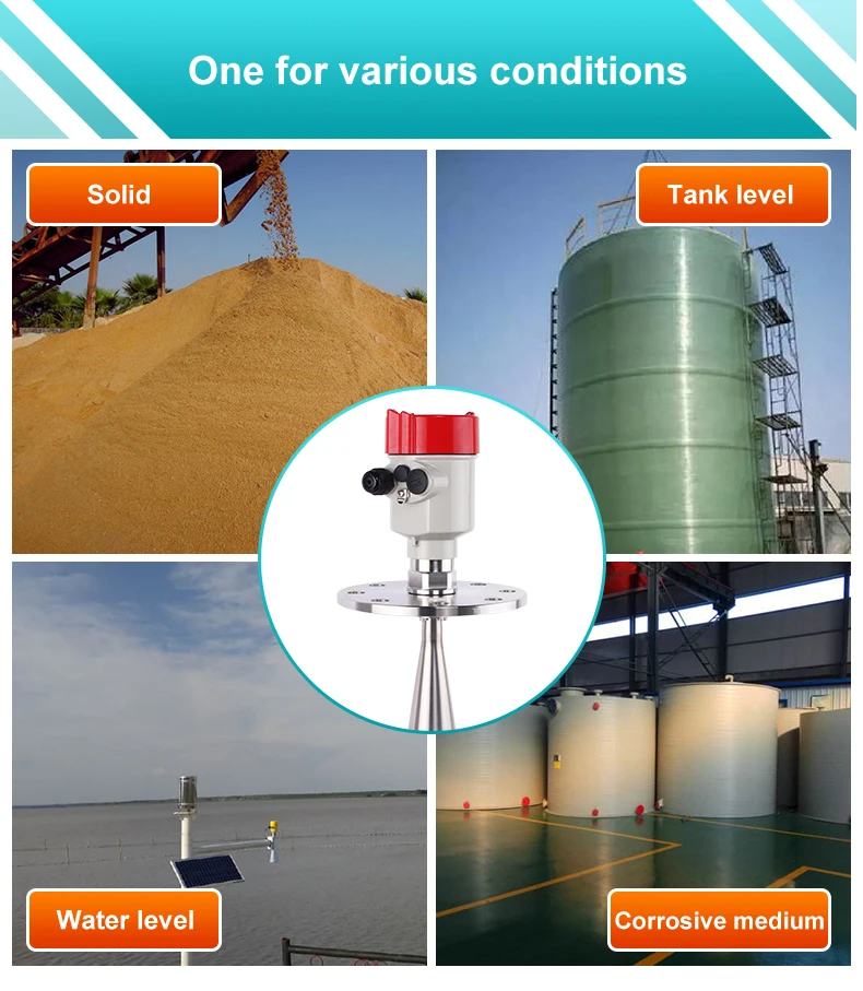26ghz Industrial Non Contact Tank Radar for Level Measurement