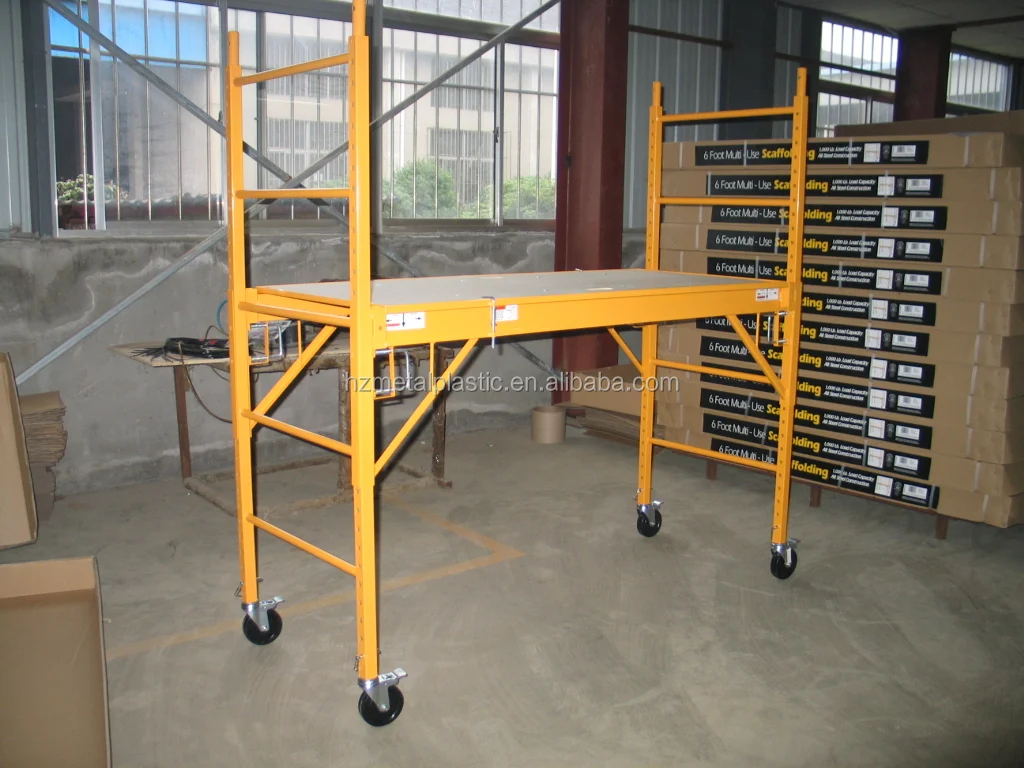 Safety 6ft. Aluminum Multi-use Ladders Safeclimb Baker Style Rolling ...