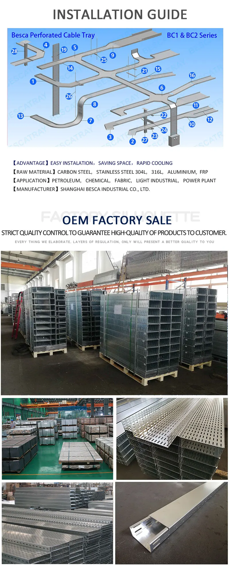 Gi Cable Tray Sizes Chart - Durable and Versatile Solutions