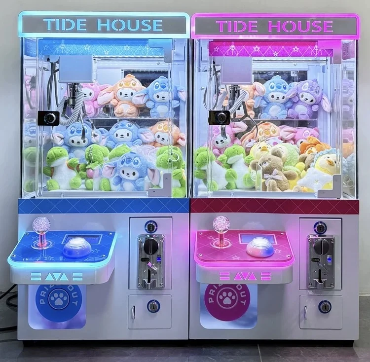 Coin Operated Tide House Mini Claw Machine - Metal Toy Vending Machine ...