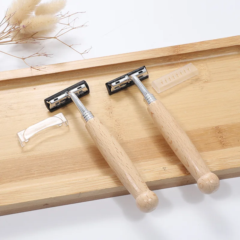 Homestay Retro Look Wooden Retro Style Wooden Safety Shaving Stick ...