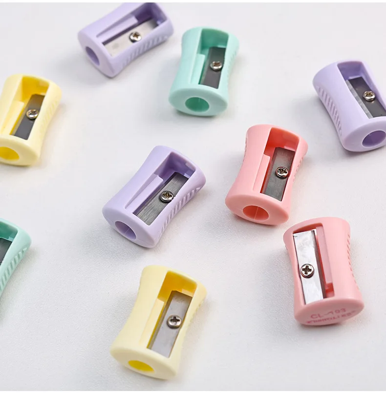 Candy Color Mini Small Simple Portable INS Student Pencil Sharpener for ...