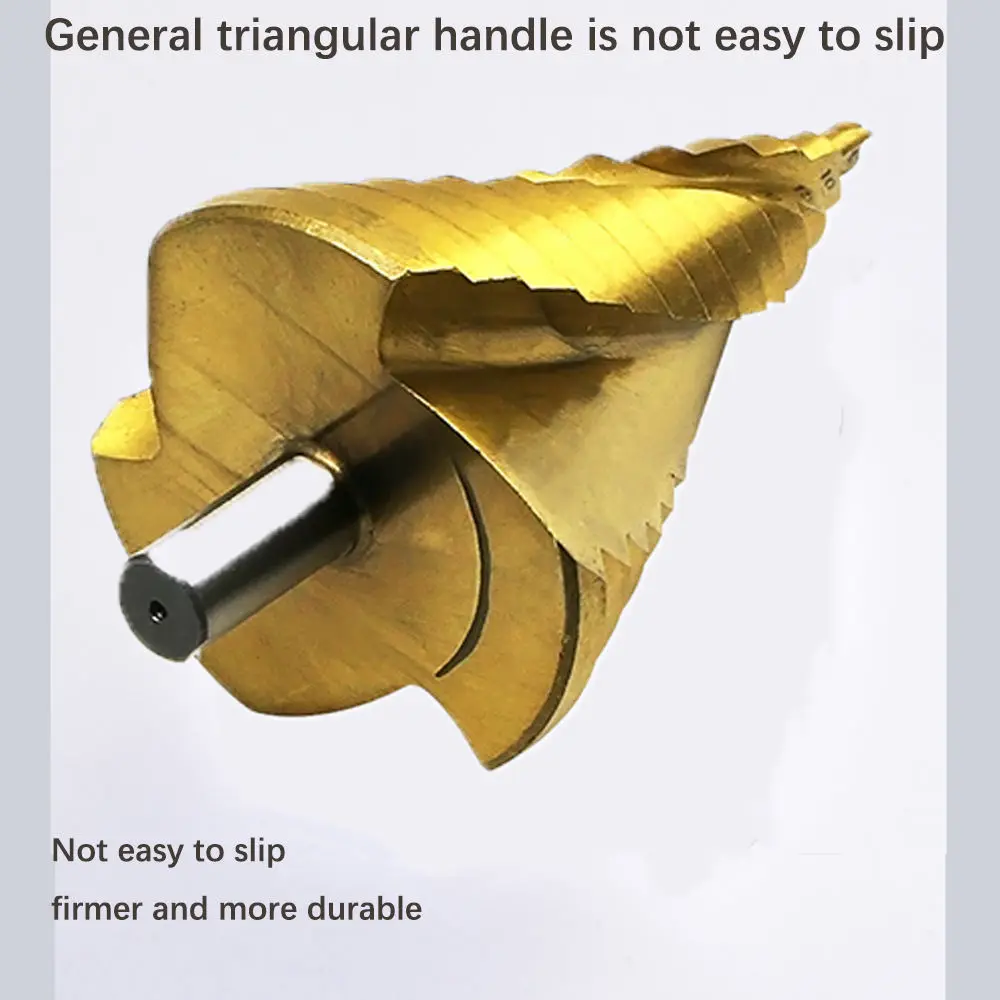 Larix Hss 6-65mm Step Drill Bits Fluted Edges Step Core Drill Bit With ...