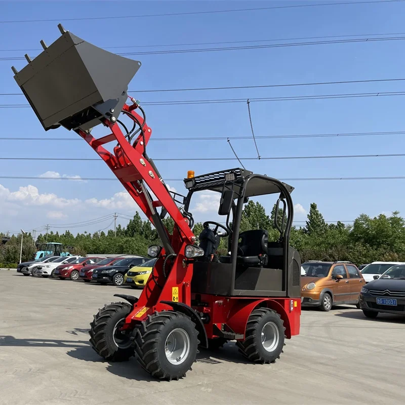 Th06d Cheap Wheel Loader Micro Wheel Loader Small Front Electric Loader ...
