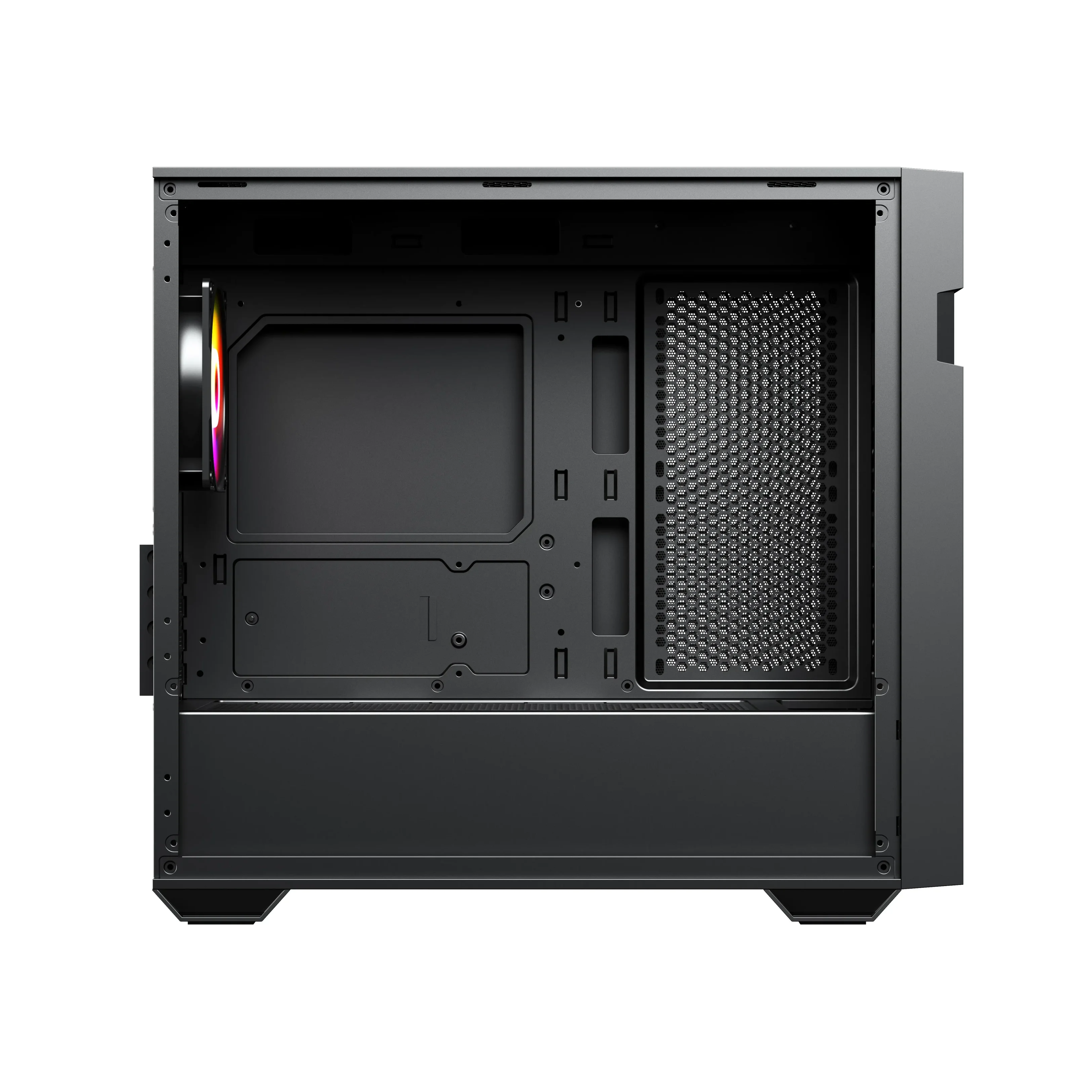 2024 New Design Atx Gaming Case 360 Water Cooled Pc Computer Chassis ...