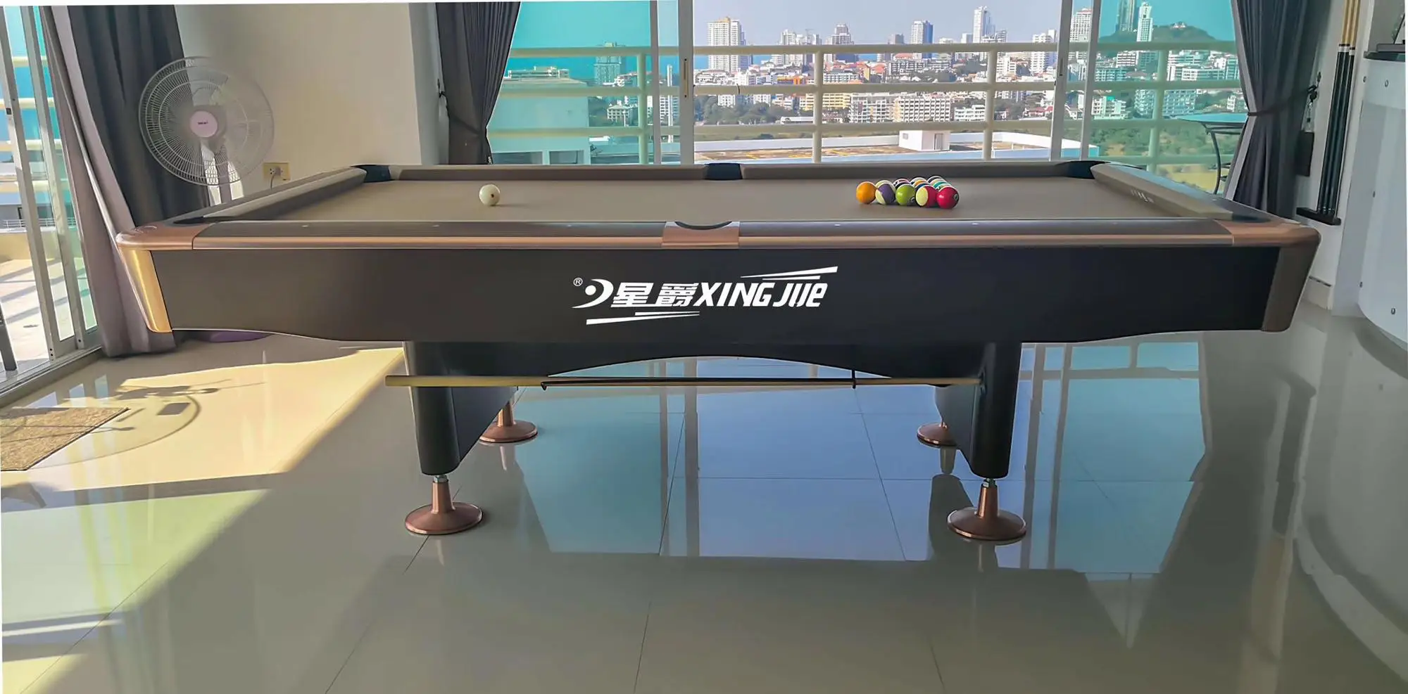 Shenzhen Xingjue Billiards Factory Pool Table With Slate Bed - Buy ...
