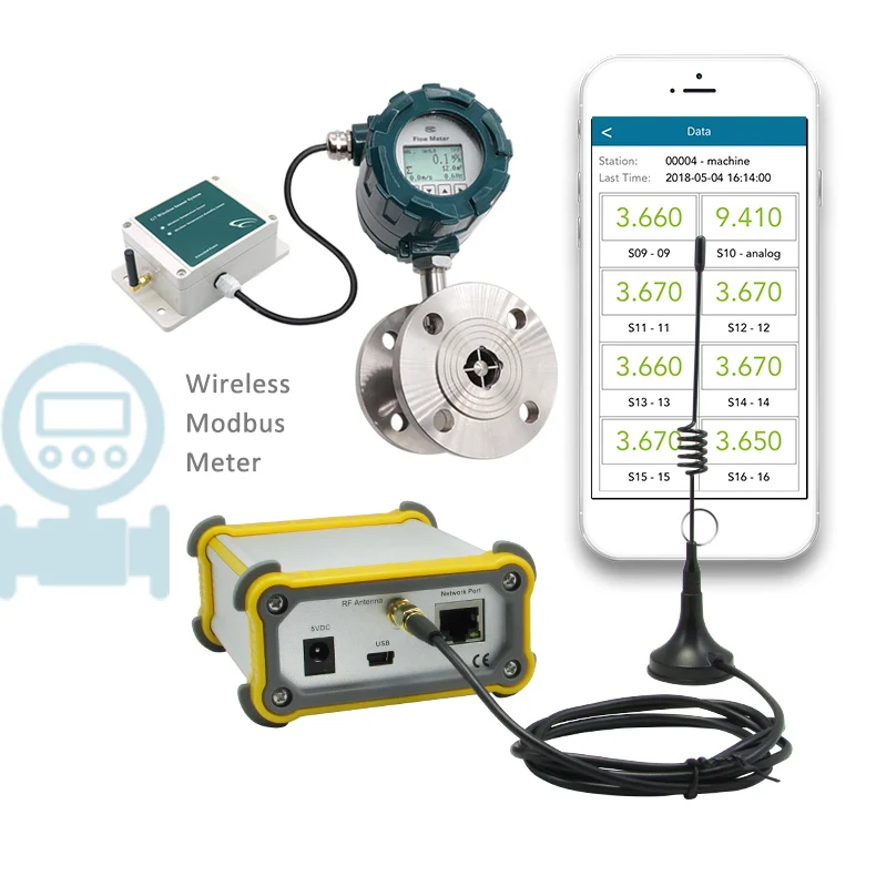 Wireless Transmitter Modbus Sensor 4-20ma Silo Level Measurement Cold ...