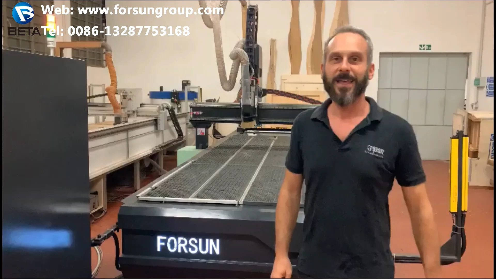 Forsun 4 Axis Wood Working Cnc Router Rotary Cnc Router 4axis With 8 ...