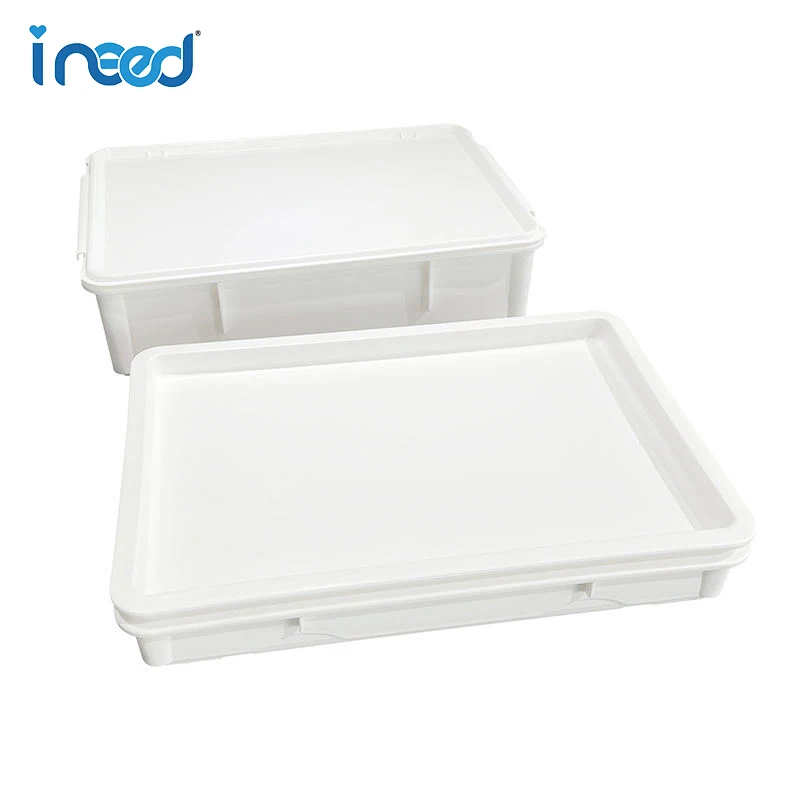 Plastic Dough Proofing Box With Trolley Bakery Storage Container ...