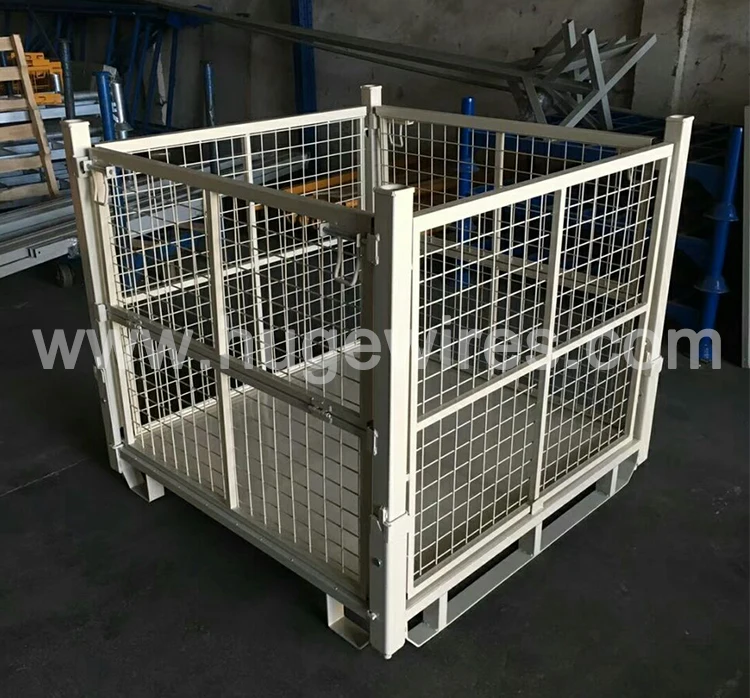 Customizable Stack Steel Stackable Galvanizes Bins - Buy Pallet Mesh ...