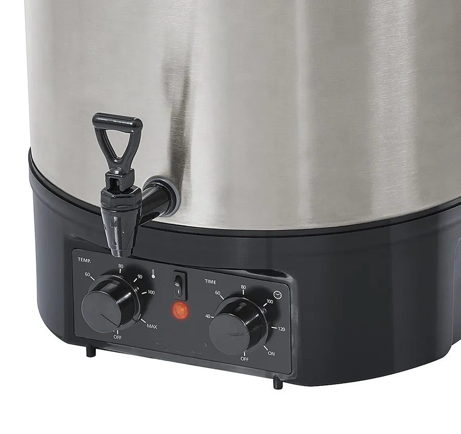 27L Stainless Steel Food Preserver Cooker or Wine Warmer with ...