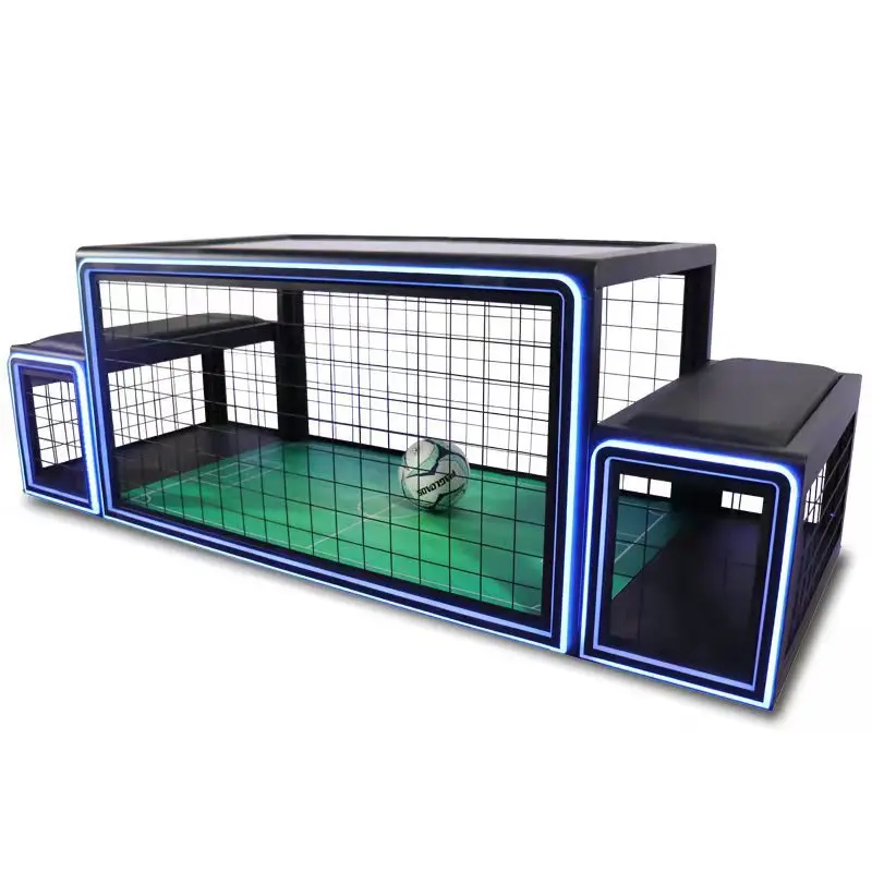 Real-life Table Football Machine Sports Game Table Durable Steel Black ...
