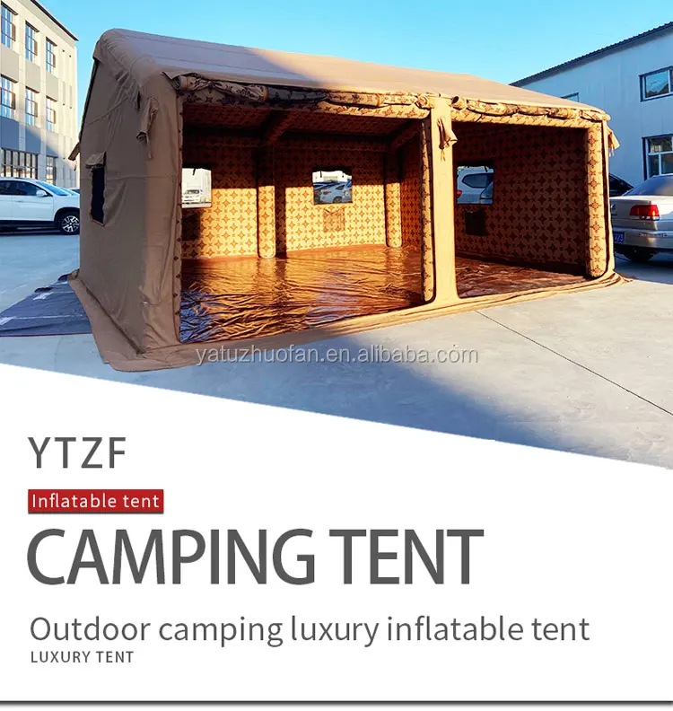 Inflatable Waterproof Camping Tent 3x6m, Durable Middle East Style ...