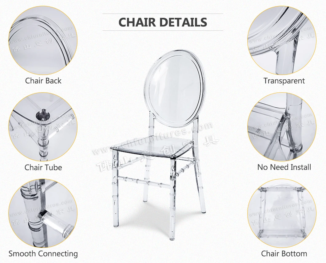 Modern Resin Transparent Crystal Banquet And Party Wedding ...