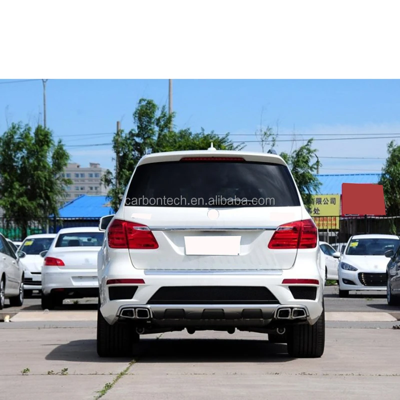 GL-class X166 Body Kit Fit for GL350 GL400 to GL63 a Style Front Bumper ...
