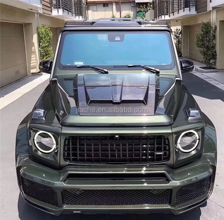 Dry Carbon Fiber Hood Vent Cover for Mercedes Benz G-CLASS