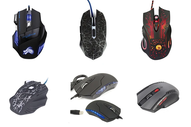 6d Optical 2.4ghz Mini Slim Mice Driver Gamming Usb Gamer Game Maus ...