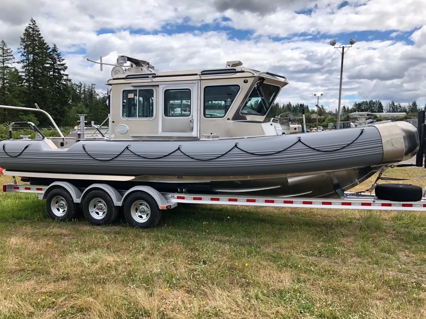 30ft 9m Fast Speed Aluminum Rescue Boat Patrol Boat for Sale