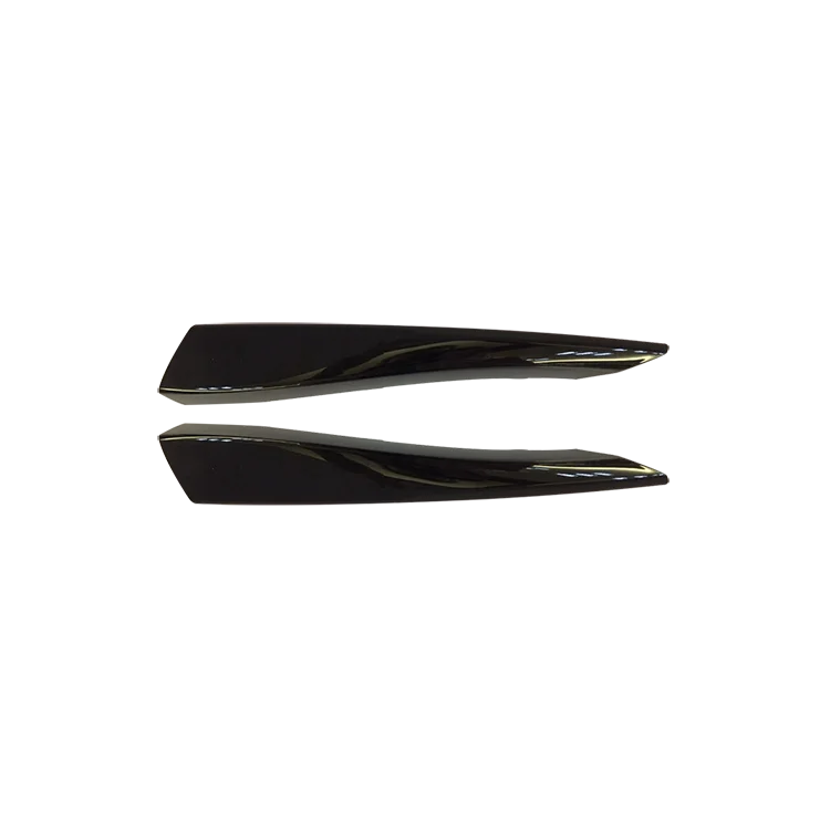 Left C2z20501 Right C2z20505 Front Bumper Blade Gloss Black For Jaguar ...