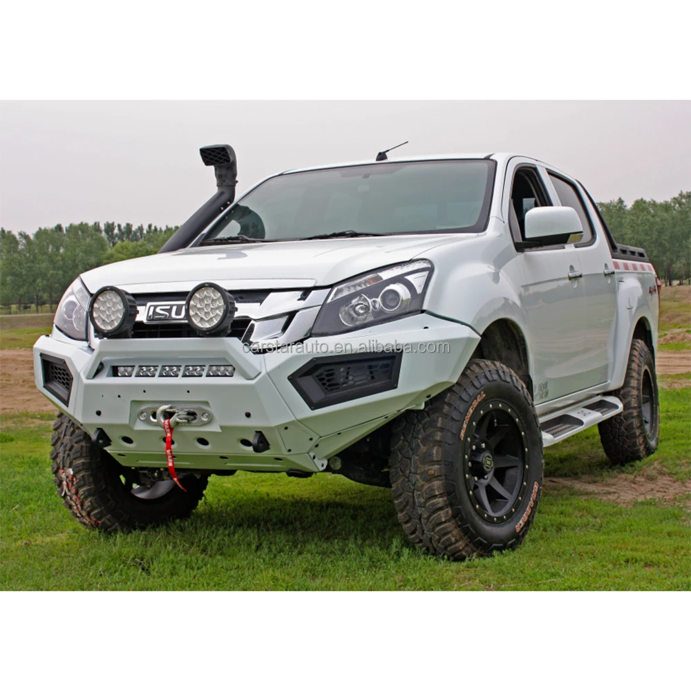 Retrofit and Upgrade Isuzu Dmax Front Bumper with Steel Bull Bar