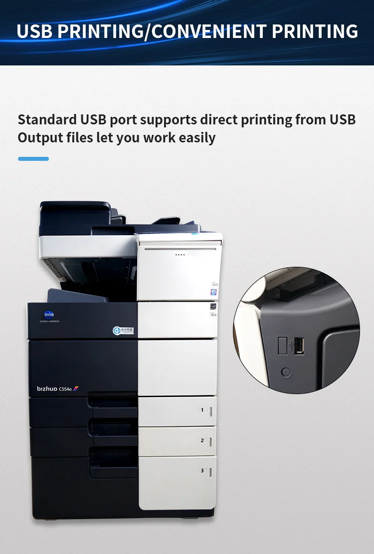 Remodelado A3 Uma Impressora Laser A Cores Para Escritório C554 C454 ...