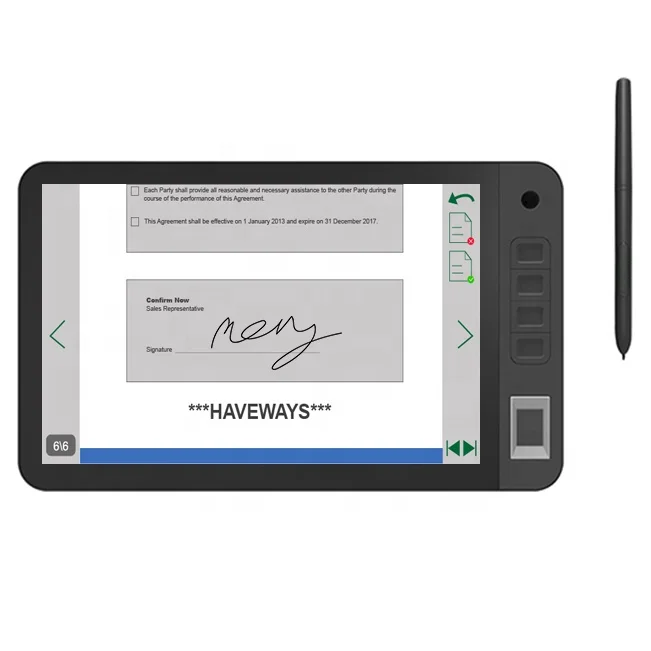 10.1inch Digital Electron Signature Pad for Sign - OEM/ODM