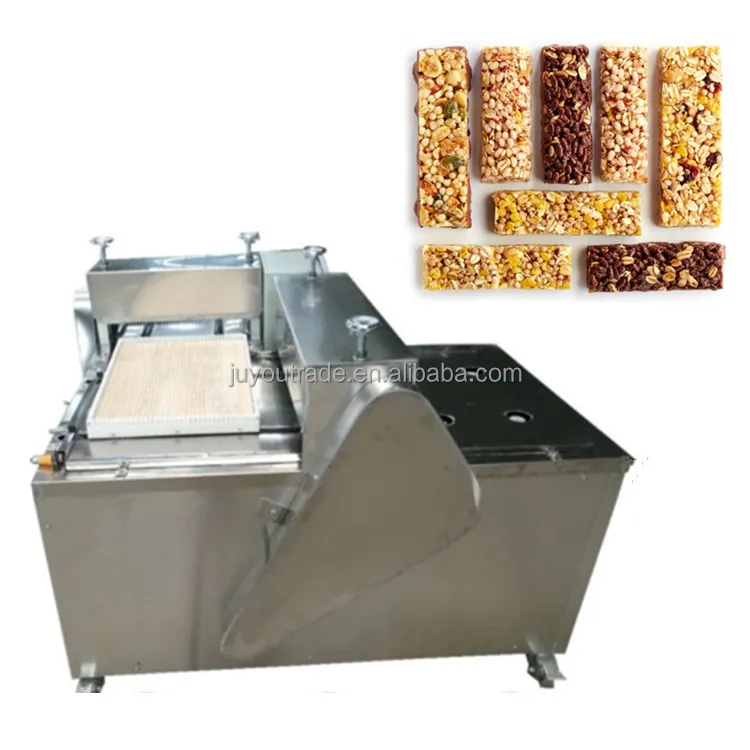 Small Scale Business Cereal Nuts Rice Granola Bar Pressing Machine