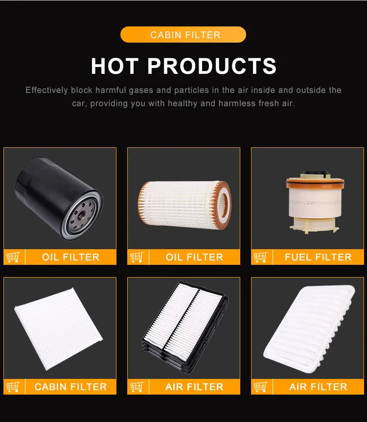 OEM 97133-2W000 Synthetic Fiber Activated Carbon AC Filter for Korean ...