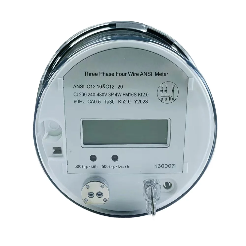 Smart Digital Energy Meter ANSI Socket 9S 16S 120V 208V 240V 480V Three ...