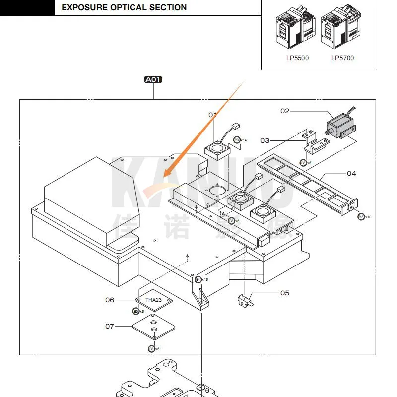 Crystal Aom For Fuji Frontier 570r 570 550 500 340 Digital Minilab ...