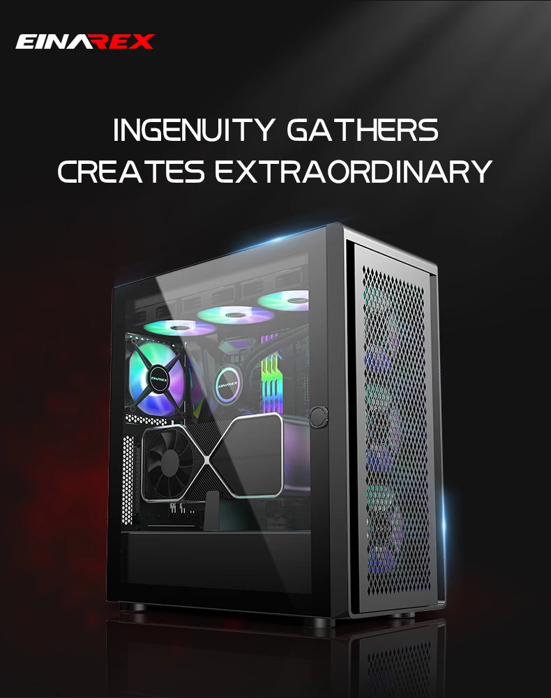 Wholesale Oem Desktop E-atx Glass Pc Case Gaming Computer Cases ...