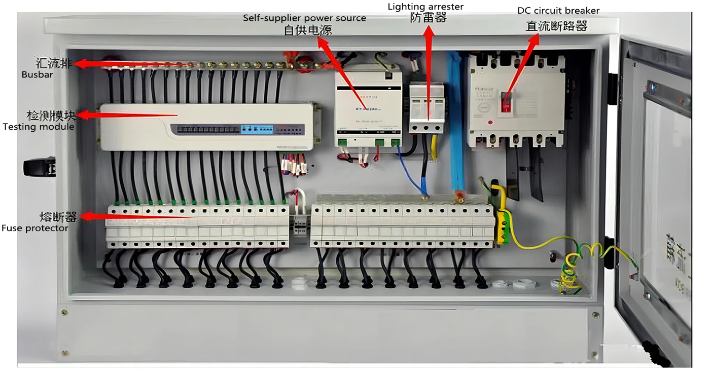 Shlx-ac Ac Combiner Box 8-way Ac On-grid Solar Combiner Box Combiner ...