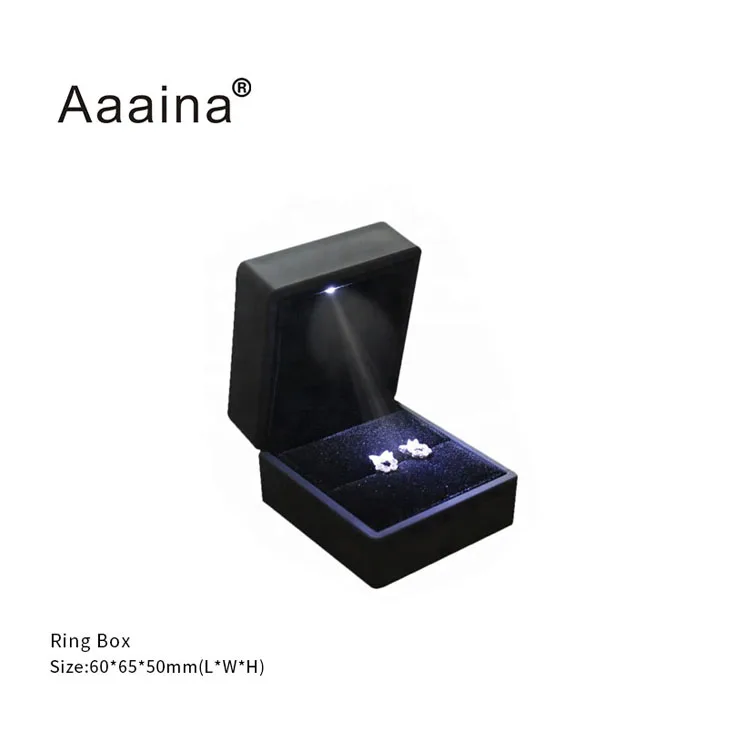 Custom Ring Box LED Jewelry Box - Elegant & Luxurious