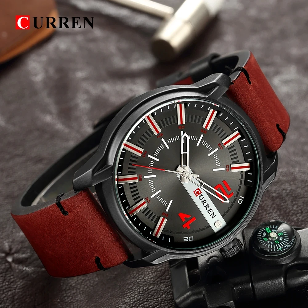 Curren 8306 2024 New Men's Watches Brand Casual Business Quartz ...
