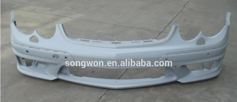 Mercedes Benz CLK W209 AMG CLK63 Front Bumper with Hole Aluminum Grille