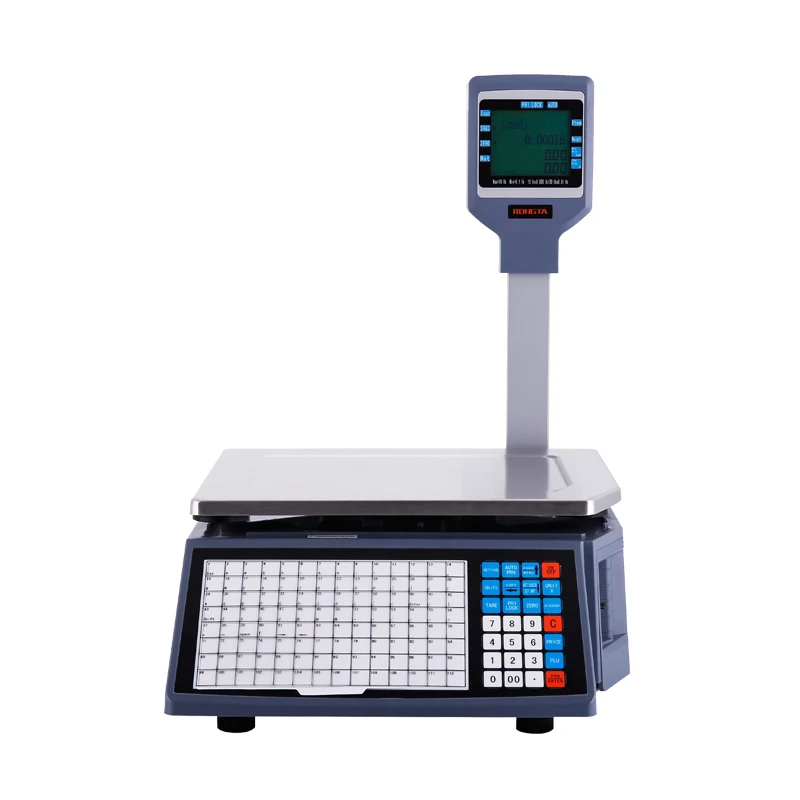 Weighing Scale with Printer - Efficient Barcode Labeling