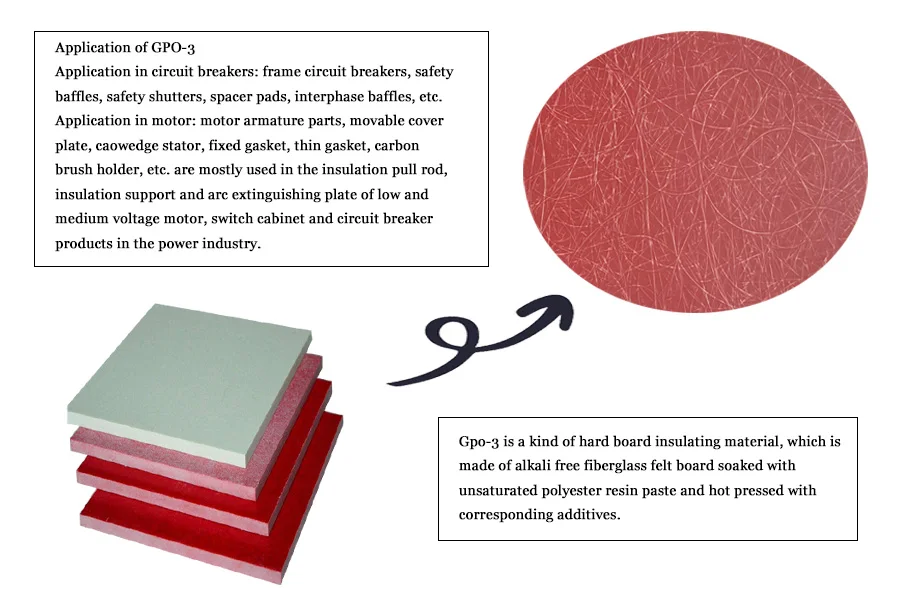 GPO-3 Insulating Mat Board - High Voltage Fiberglass Polyester