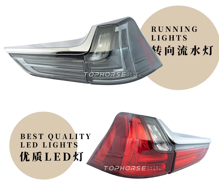 Lexus LX570 Tail Lights - Black Edition Kuro Tail Lamp