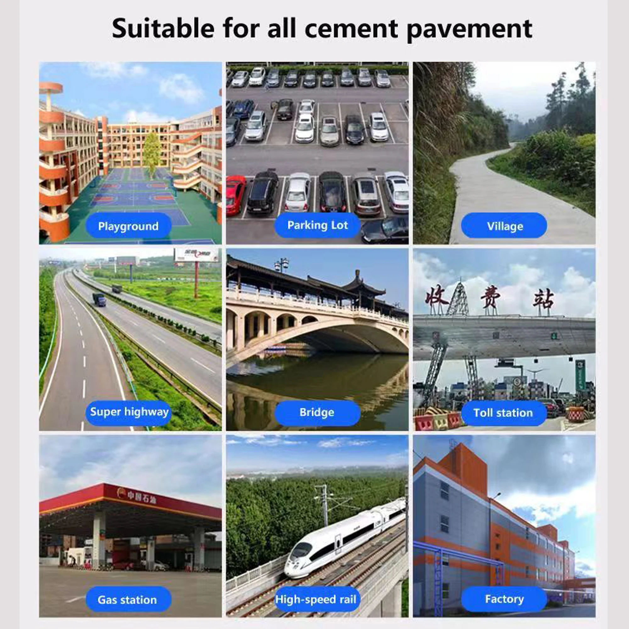 Super Wear Resistance Concrete Repair Material for Cracks