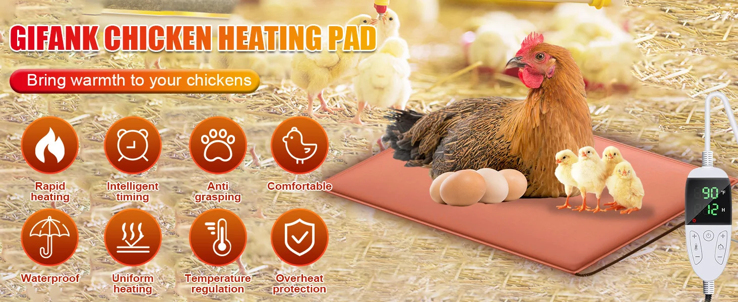 Bolu New Condition Heated Chick Pad Silicone 24W/42W Temperature ...